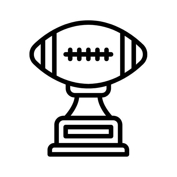 Football Trophy Coloring Page | Madison Colors - Madison Colors