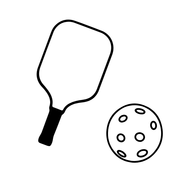 Pickleball Coloring Page – Paddle & Ball Printable | Madison Colors ...